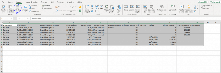 Report scadenzario in pdf o excel - Guida Online | Cloud Finance