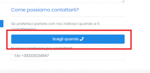 Richiesta contatto telefonico - Guida Online | Cloud Finance